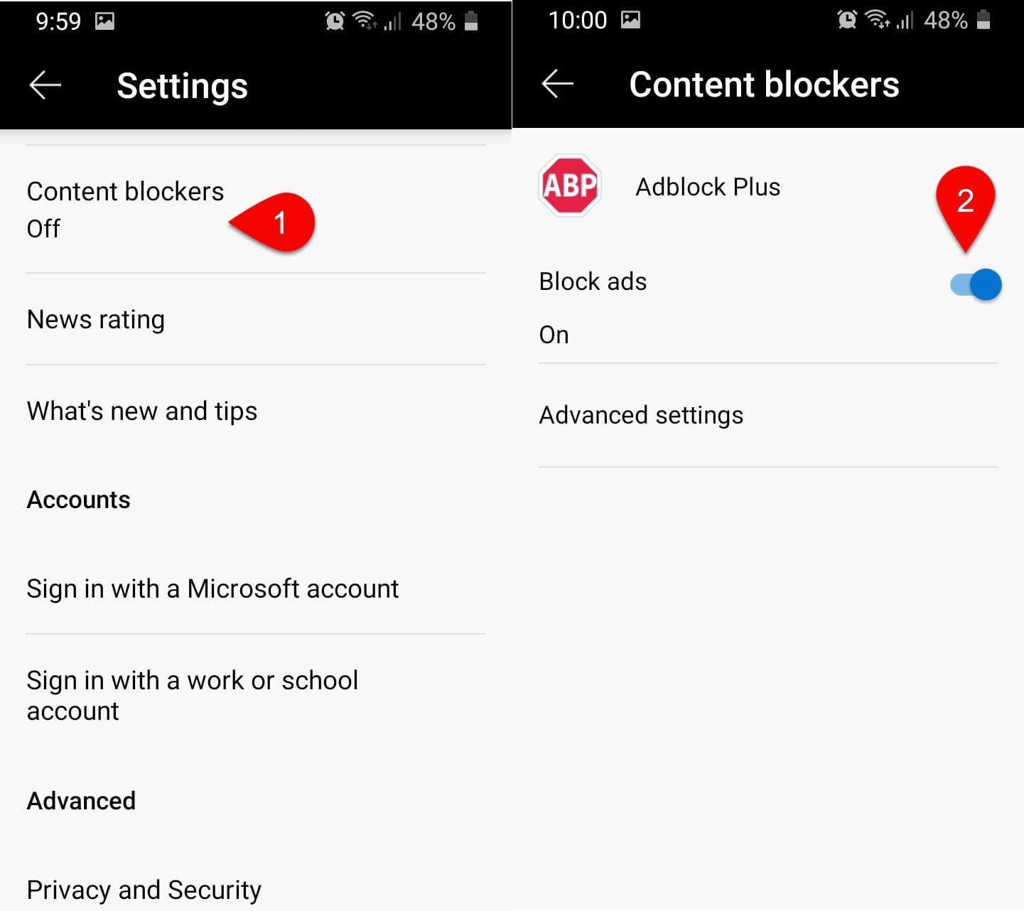 How to Block Ads in Microsoft Edge on Android and iPhone – INTOZOOM