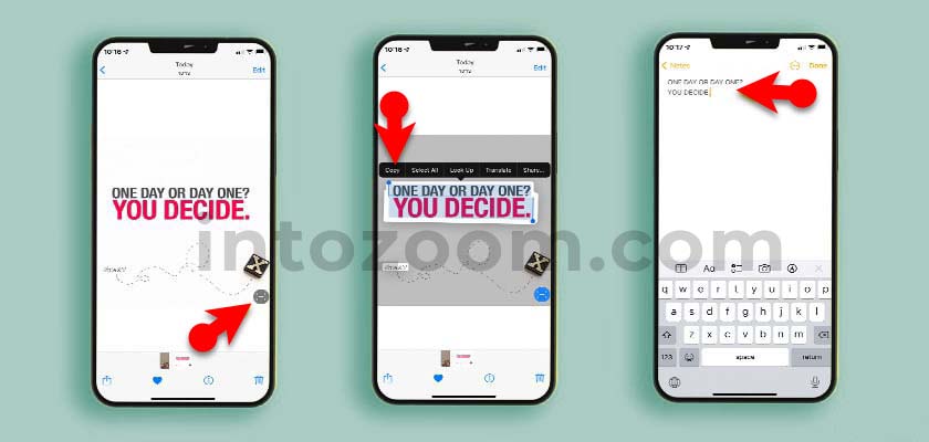 How To Convert Picture To Text In IOS 16 INTOZOOM