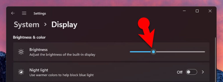 How to Adjust Windows 11 Brightness Easily? – INTOZOOM