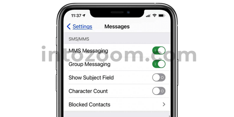 Configure Message Settings on iPhone 14- [iOS 16] – INTOZOOM